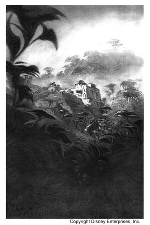 Art Models: The Emperor's New Groove (2000) - Backgrounds