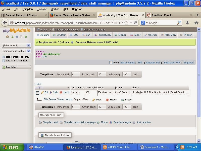 BASIS DATA SELECT ~ ARTIKEL DAN INFORMASI