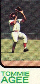 Tommie Agee's 1973 Topps Baseball Card