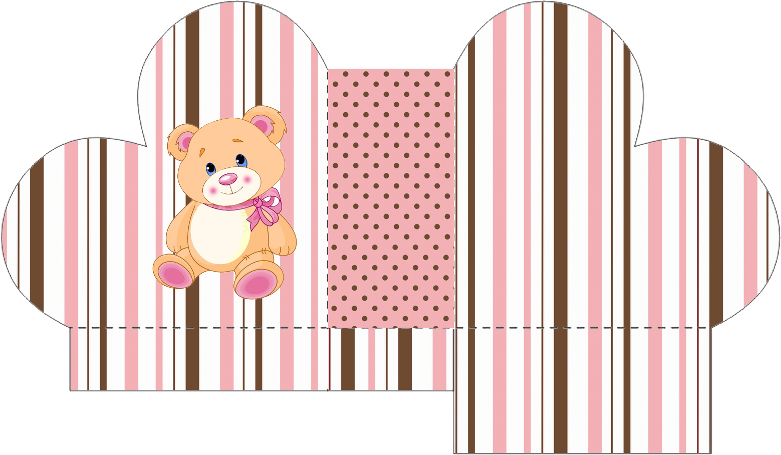 Girl Teddy Bear Free Printable Boxes. - Oh My Baby!