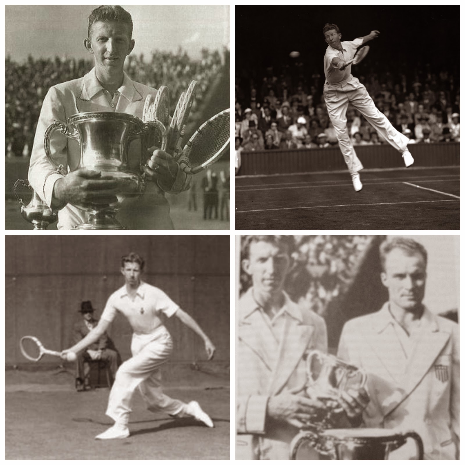Il Museo del Tennis: IMPRESE STORICHE : IL GRANDE SLAM DI DON BUDGE (1938)
