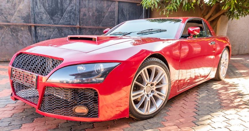 African cars.: (SOUTH AFRICA) The Red Sports Car