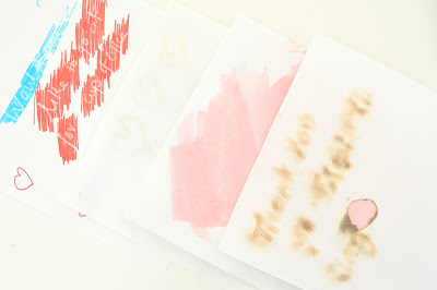 Vikalpah: DIY Invisible Letter Card for Valentine's day