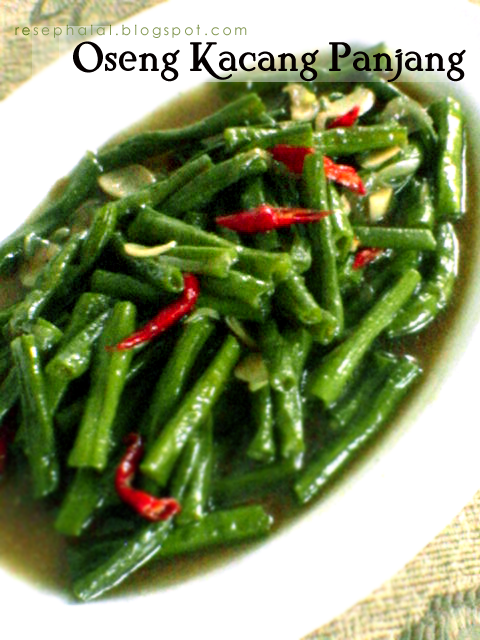 Oseng Kacang Panjang | Resep Halal