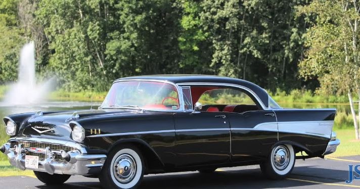 Just A Car Guy: Grace Braeger bought a 1957 Chevy new, and it's the ...