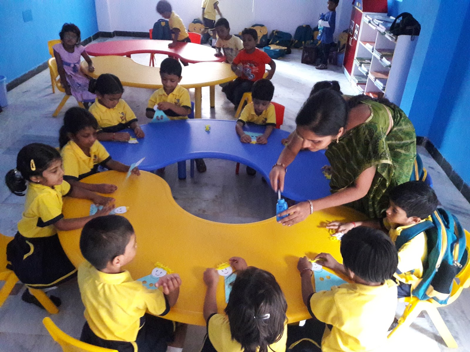 SpringBoard International PreSchool: Preparation of Finger Puppets by ...