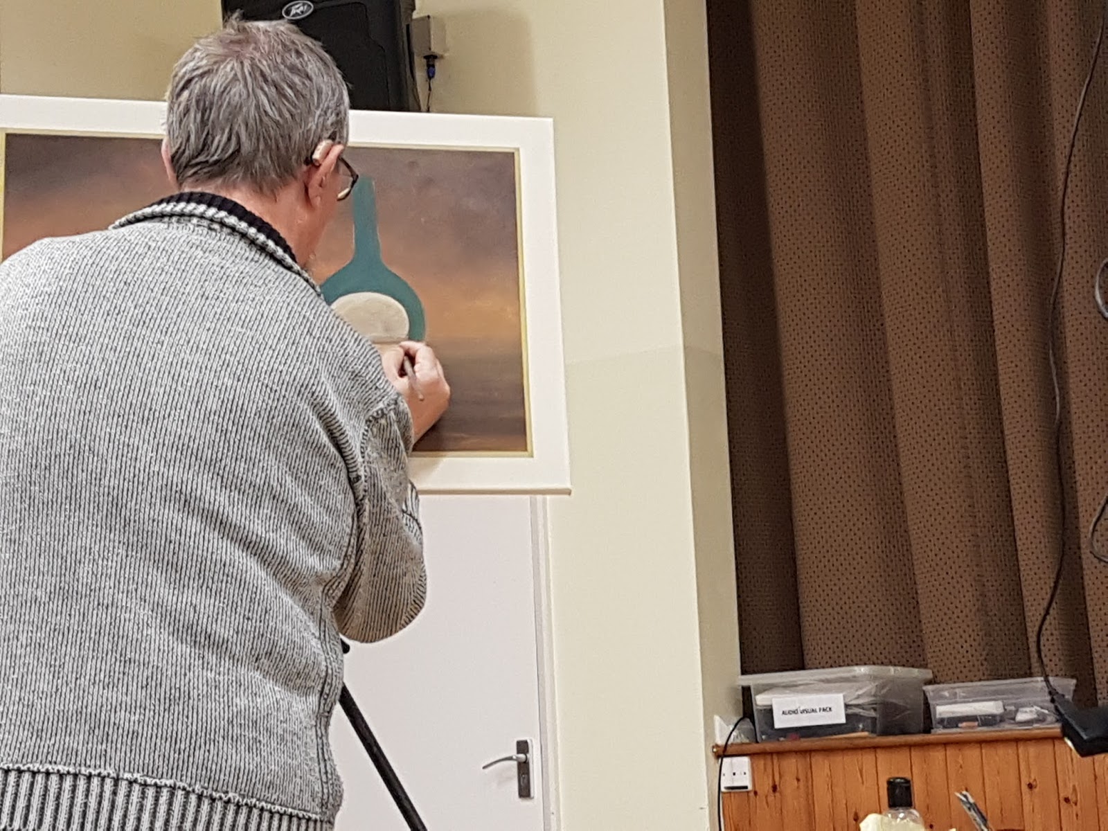 Virginia Water Art Society Diary: Edwin Cripps Demonstration 7th March 2018