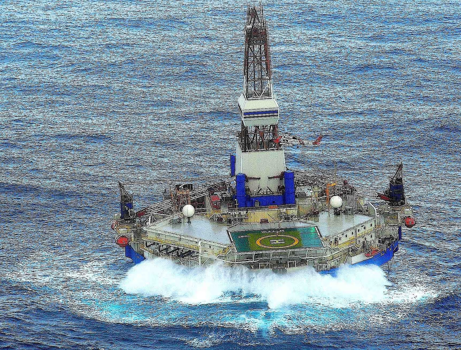 Progressive Alaska: Shell Drill Rig Kulluk Breaks Tow Lines - Adrift ...