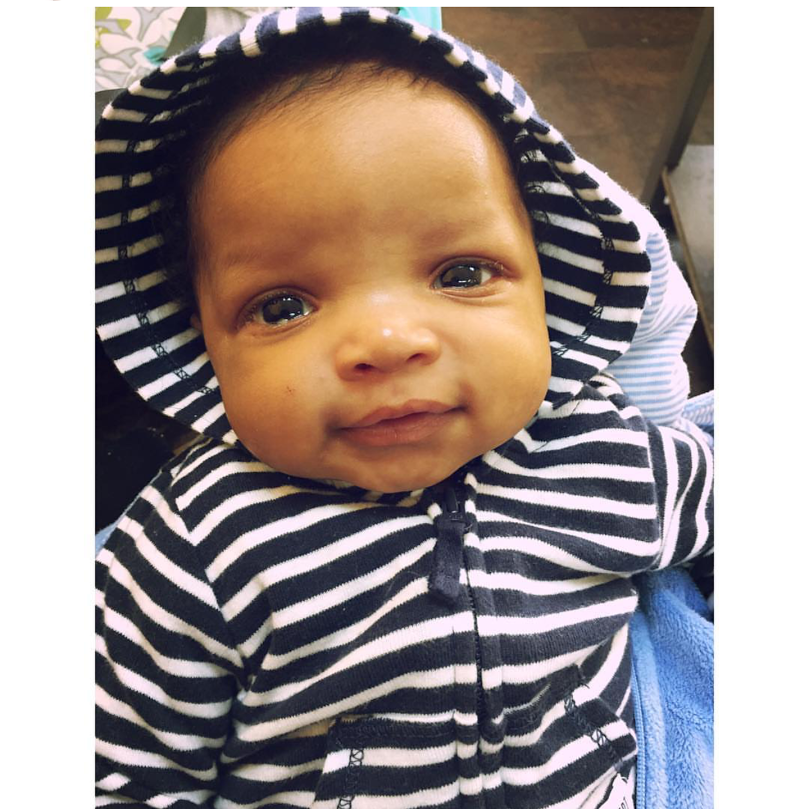 More adorable photos of Wizkid's son with Binta Diamond Diallo