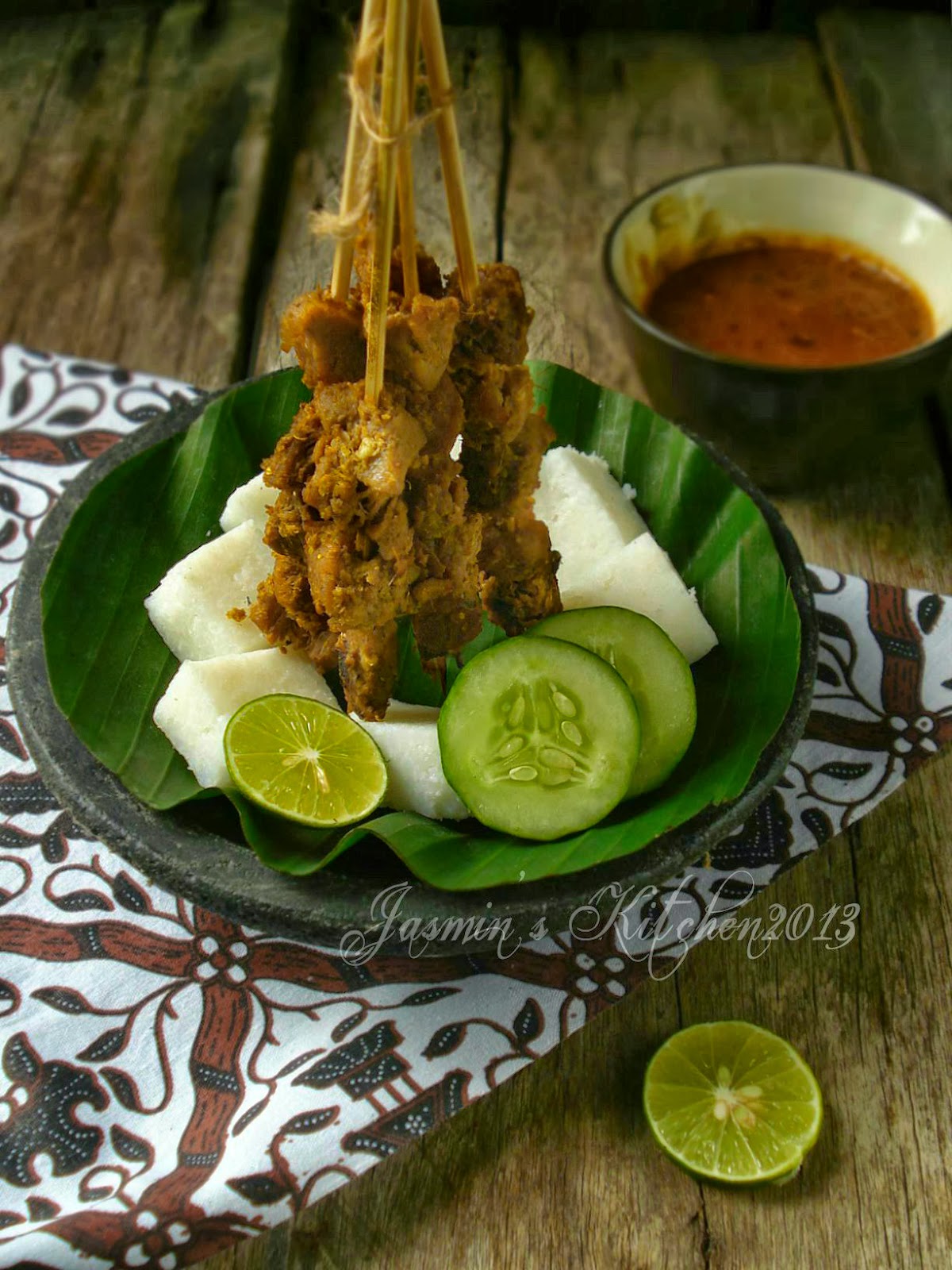 jasmin's kitchen: SATE KUAH KACANG