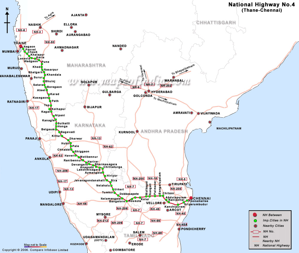 Chittoor: National Highways via Chittoor