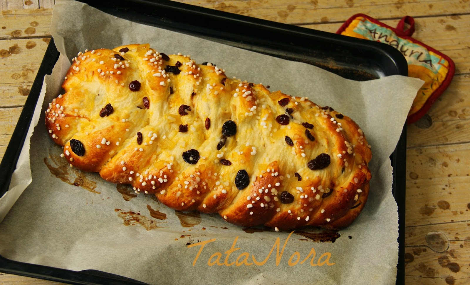 TataNora: TRECCIA DOLCE CON UVETTA E ZENZERO PER I MAGNIFICI 6 DI ...