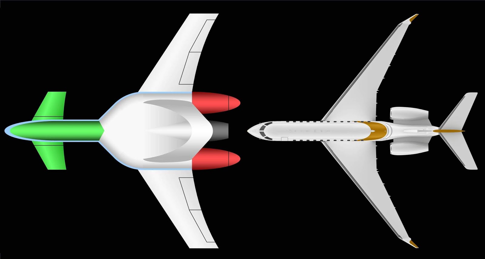 50 CONCEPT AIRCRAFTS: Chapter 12: Eagle Y-Fuselage Luxury Jet