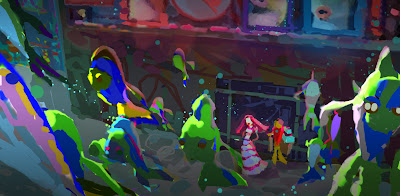 Nathan Fowkes Art: Shark Tale Color Roughs