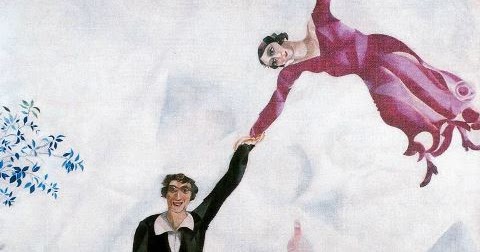 Arteeblog: Análise da pintura "The Promenade" de Marc Chagall