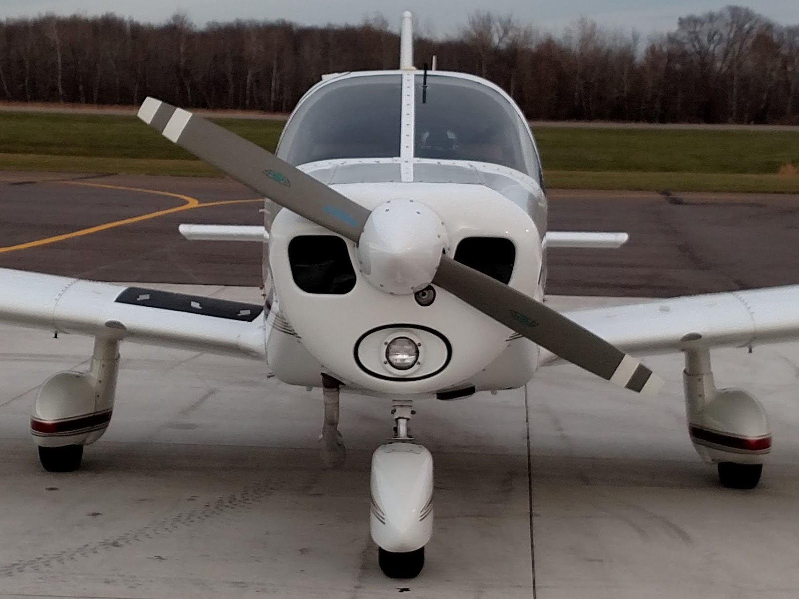 1969 Piper Cherokee 140 PA-28 N-50YR: Sensenich Propeller with the ...