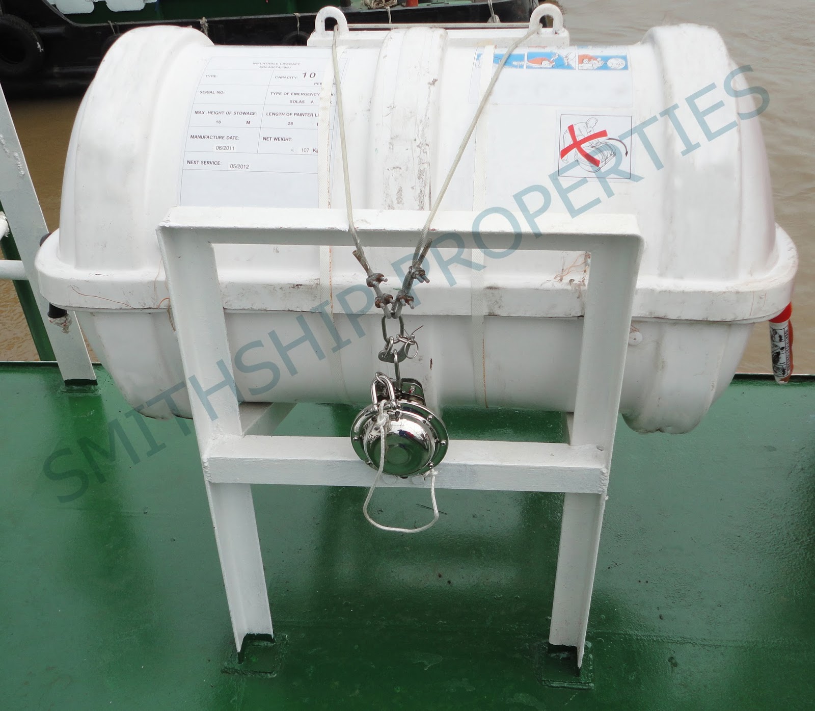 BELAJAR MENGENAI KAPAL: PONDASI INFLATABLE LIFE RAFT