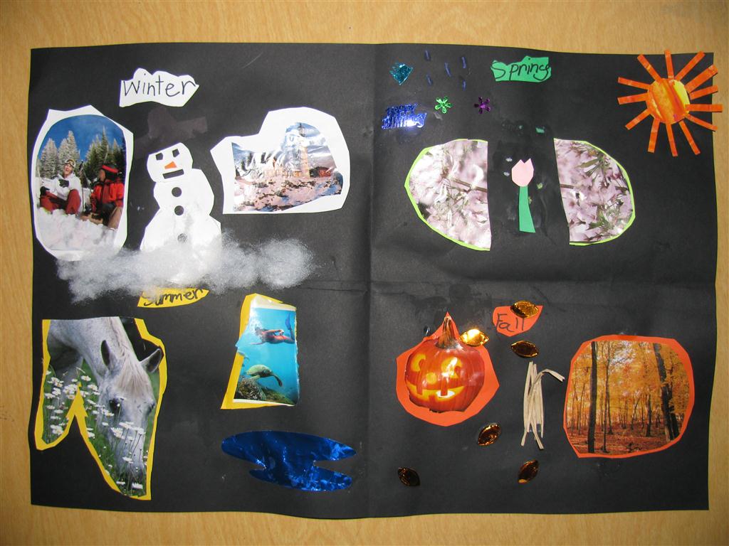 Art Makes Kids Smart: Seasons Collage
