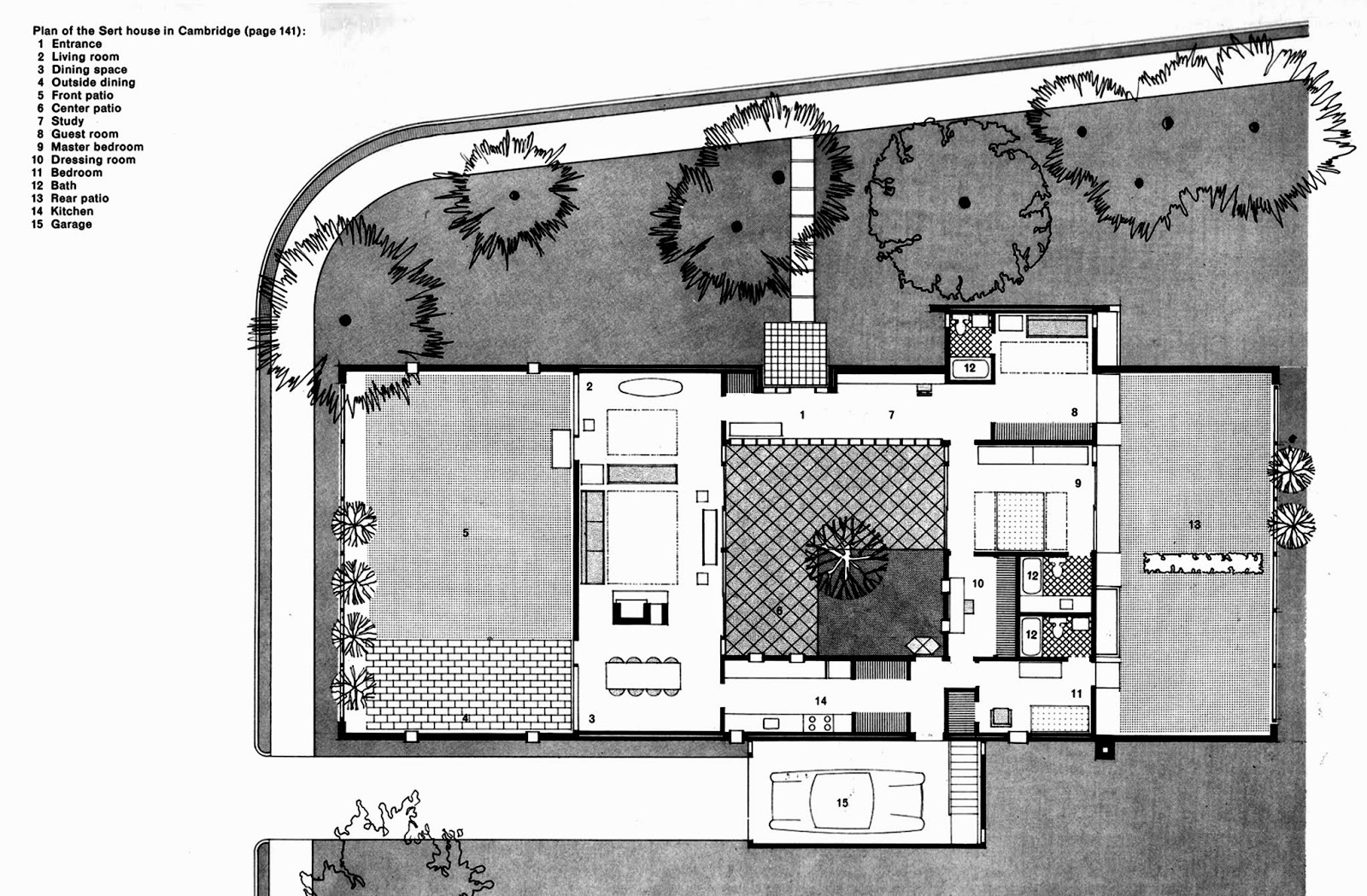 La Forma Moderna en Latinoamérica: CASA SERT / La esencia del Patio.