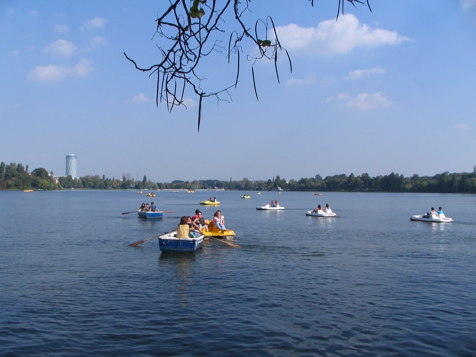 LA MULTI ANI, ROMANIA!: Barci pe lac