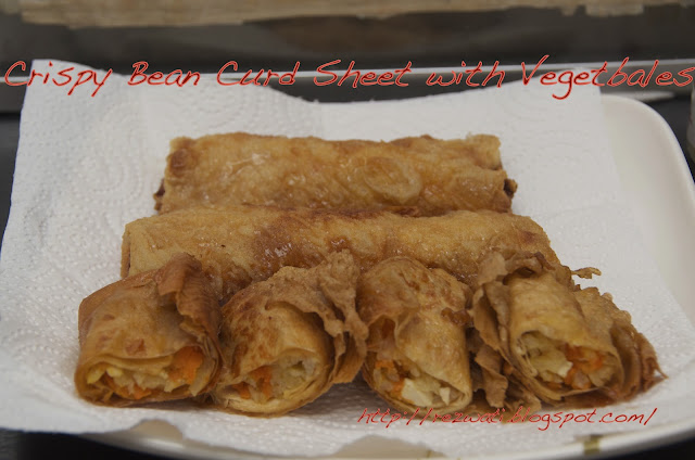 Wind of Change: Crispy Bean Curd Sheet Rolls with Vegetables