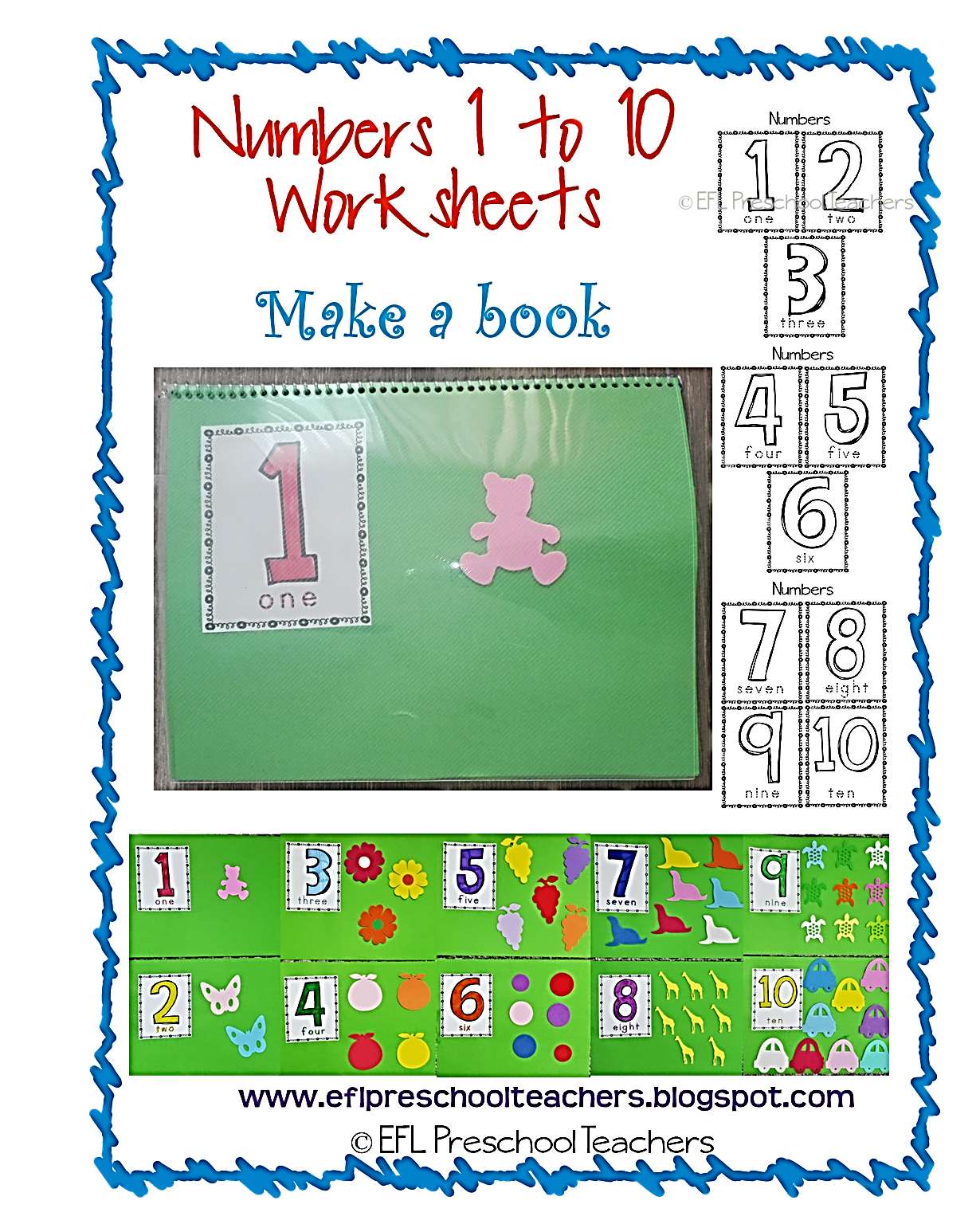 ESL/EFL Preschool Teachers: Numbers teaching resources for the ...