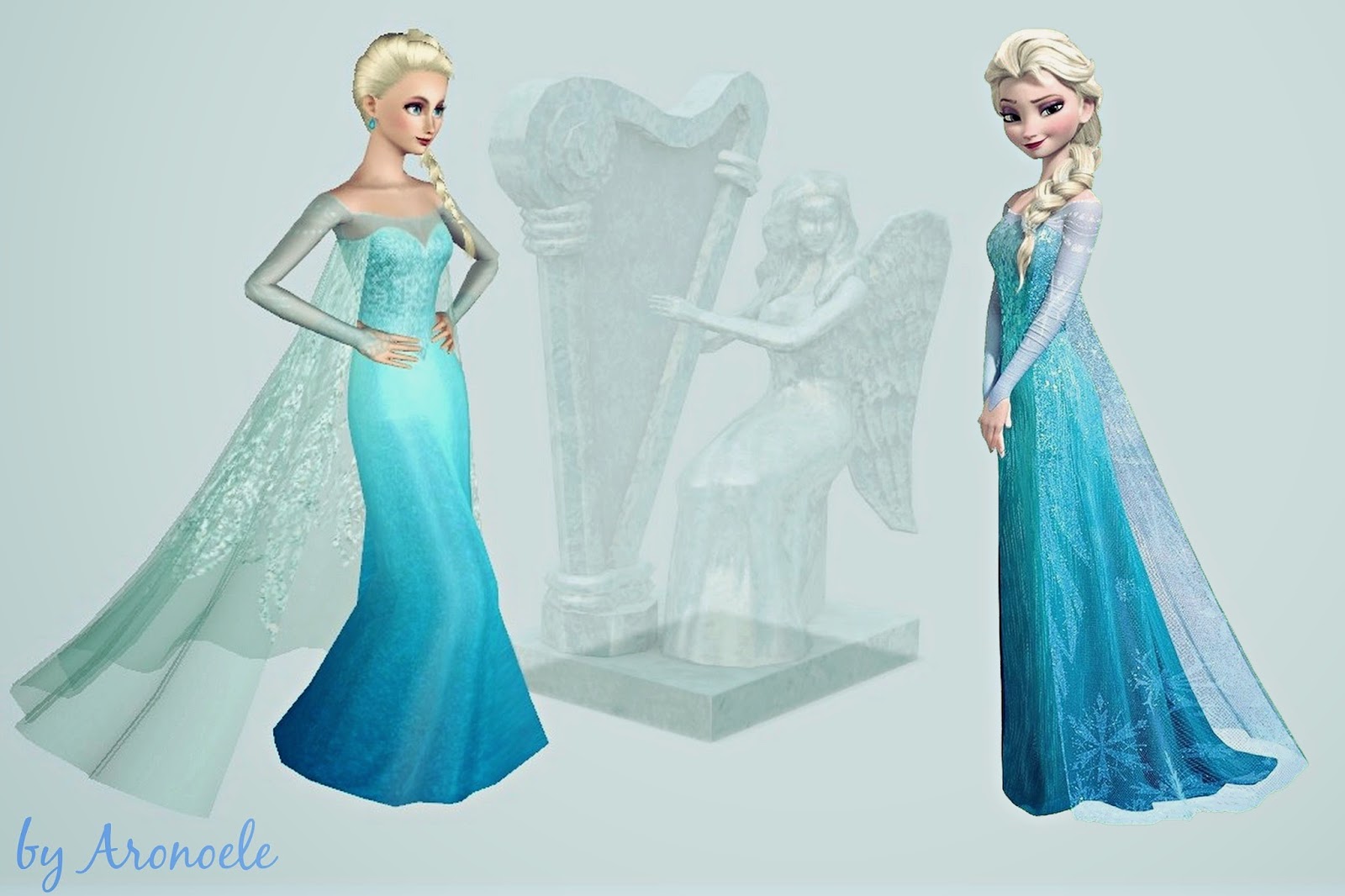 Aronoele Sims: Elsa Frozen princess - new version