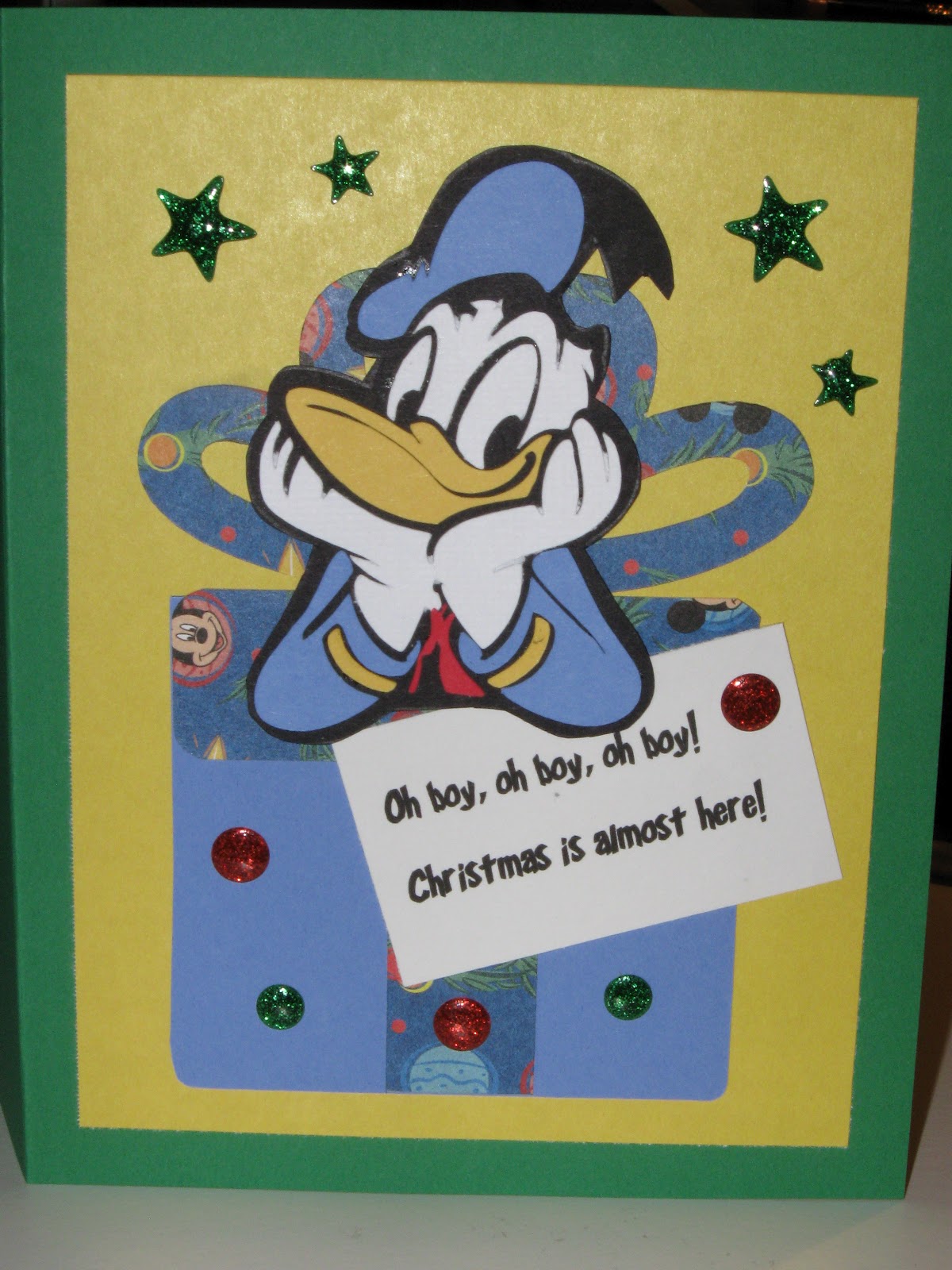 Scrap Rx: Cricut Disney Christmas Cards