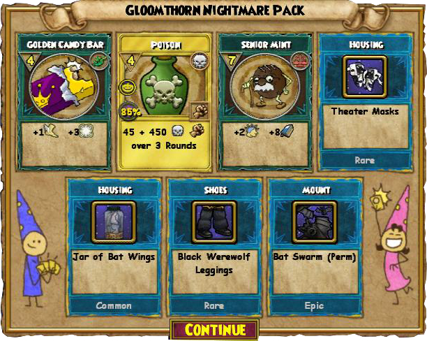 Wizard101 Gloomthorn Nightmare Pack Review - Swordroll's Blog ...