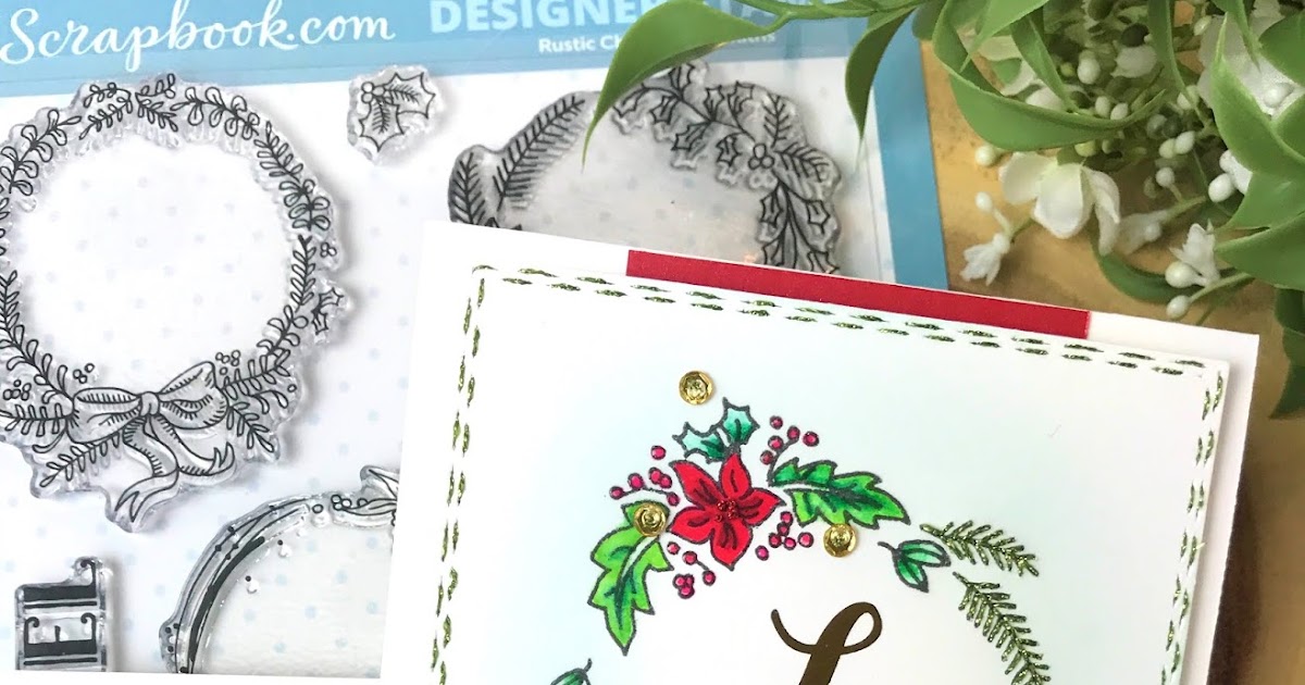 Personalized Holiday Note Cards with Scrapbook.com's Rustic Holiday ...