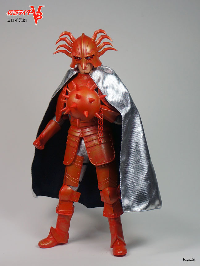 RED6: Medicom 1/6 Kamen Rider V3 Destron Yoroi Gensui (ヨロイ元帥)