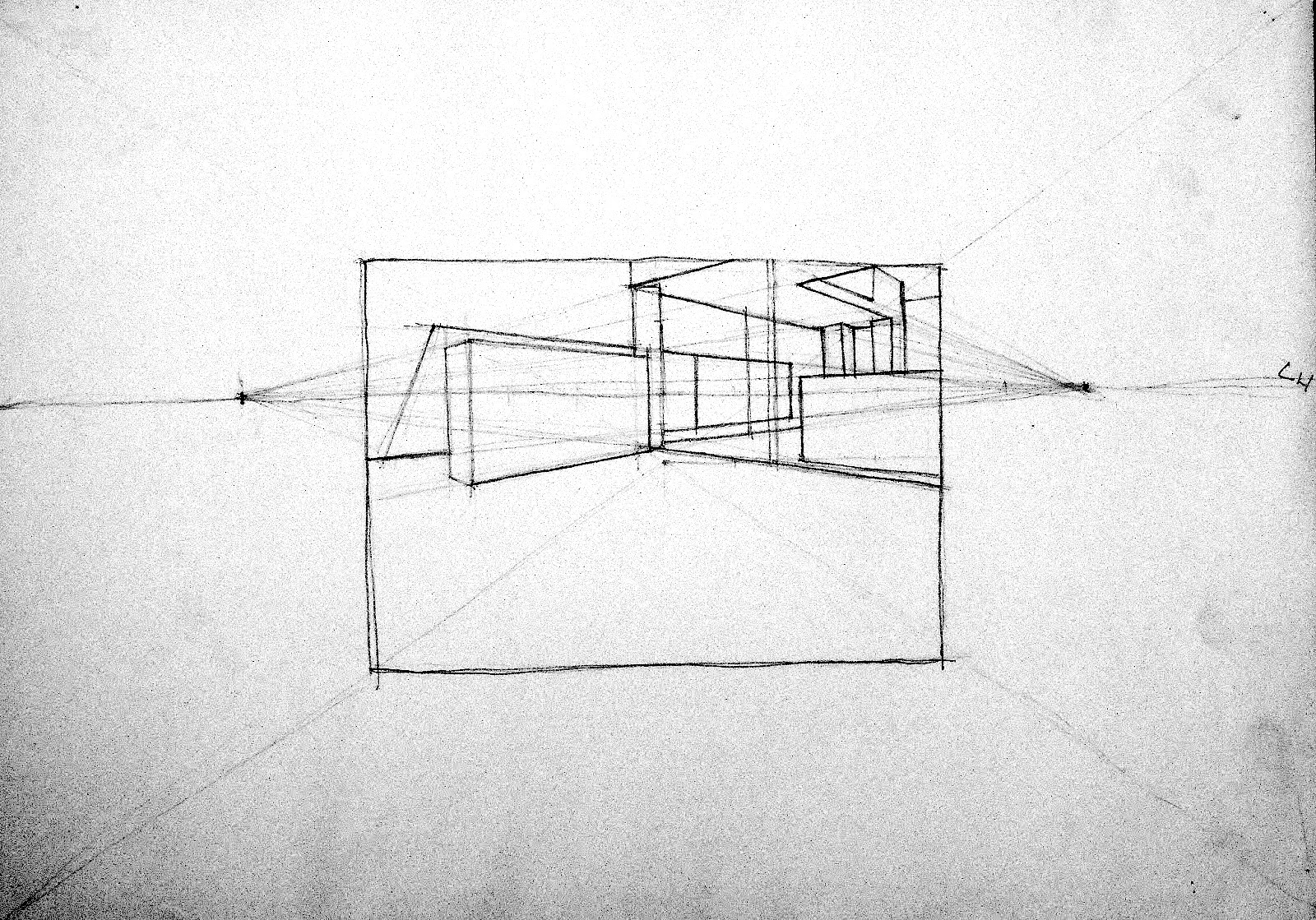 Desenho 1 - FAUP: 1. Alpendre inferior (bar) FAUP