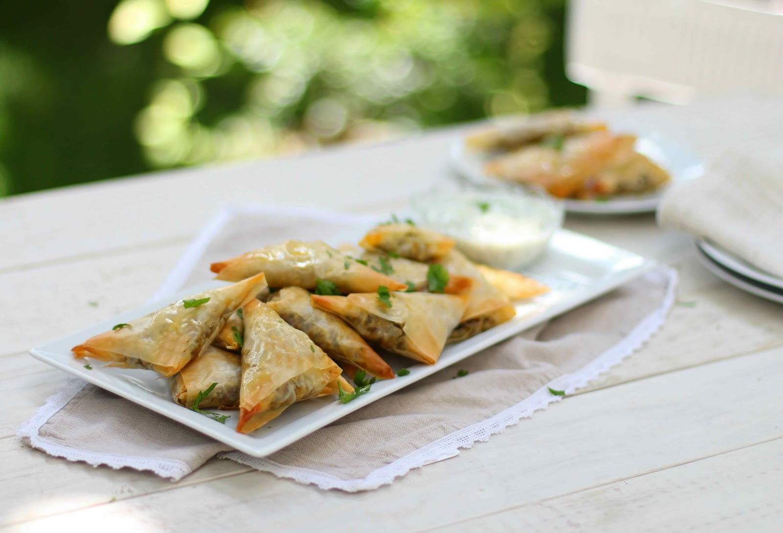 UndomestiKATEd: Easy Baked Mushroom and Beef Samosas