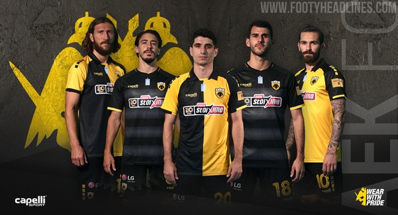 AEK 20-21 Home & Away Kits Released - Footy Headlines