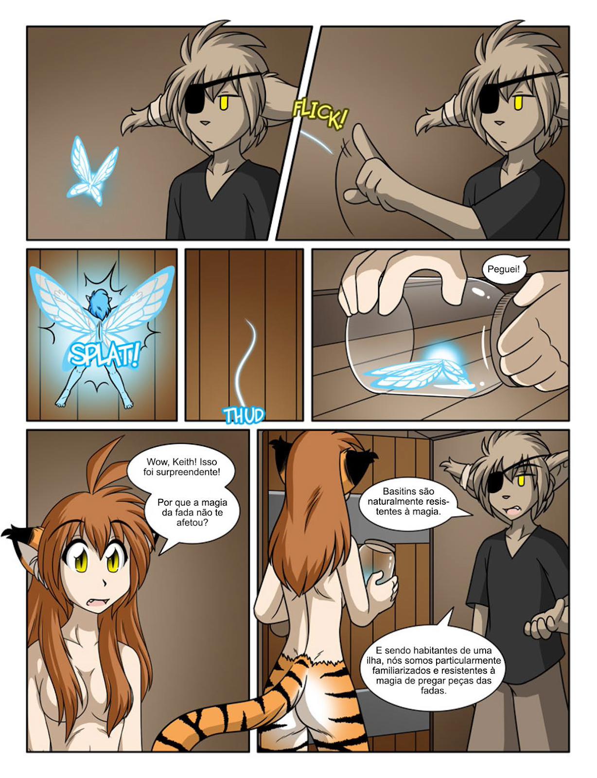 TwoKinds Brasil: Prank Pixie Panic!