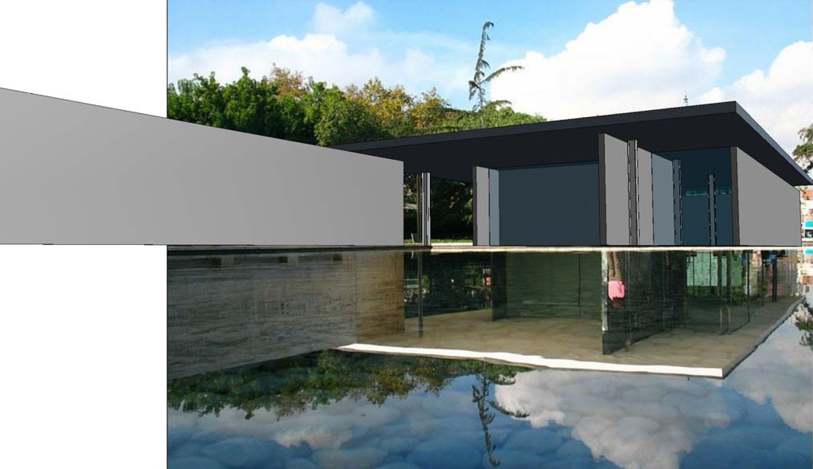 MinSoo Kang ARCH678I: Day 1 Barcelona Pavilion: Perspective overlays ...
