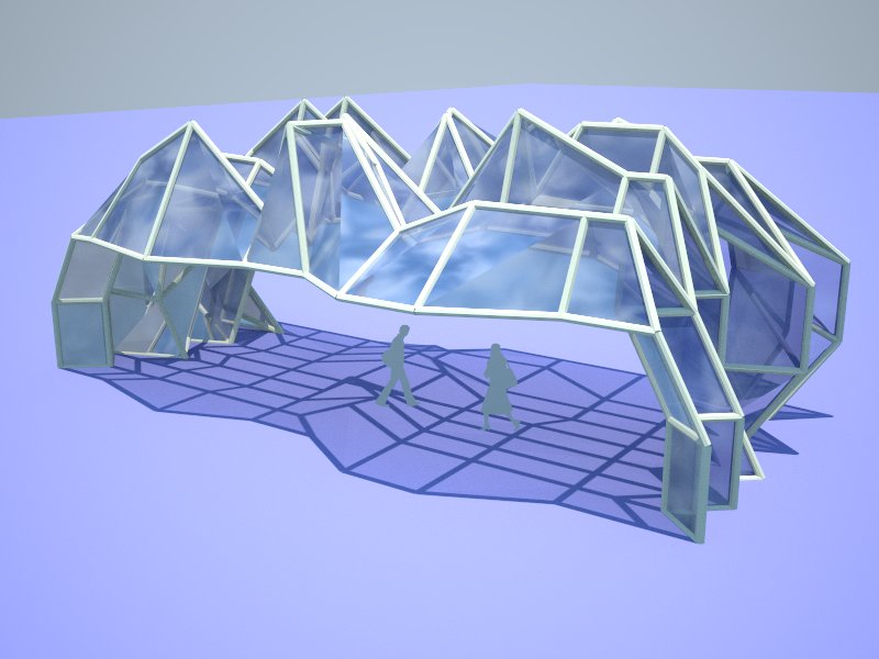 Neo_Bio_Inversion: Morphed folded plane structure