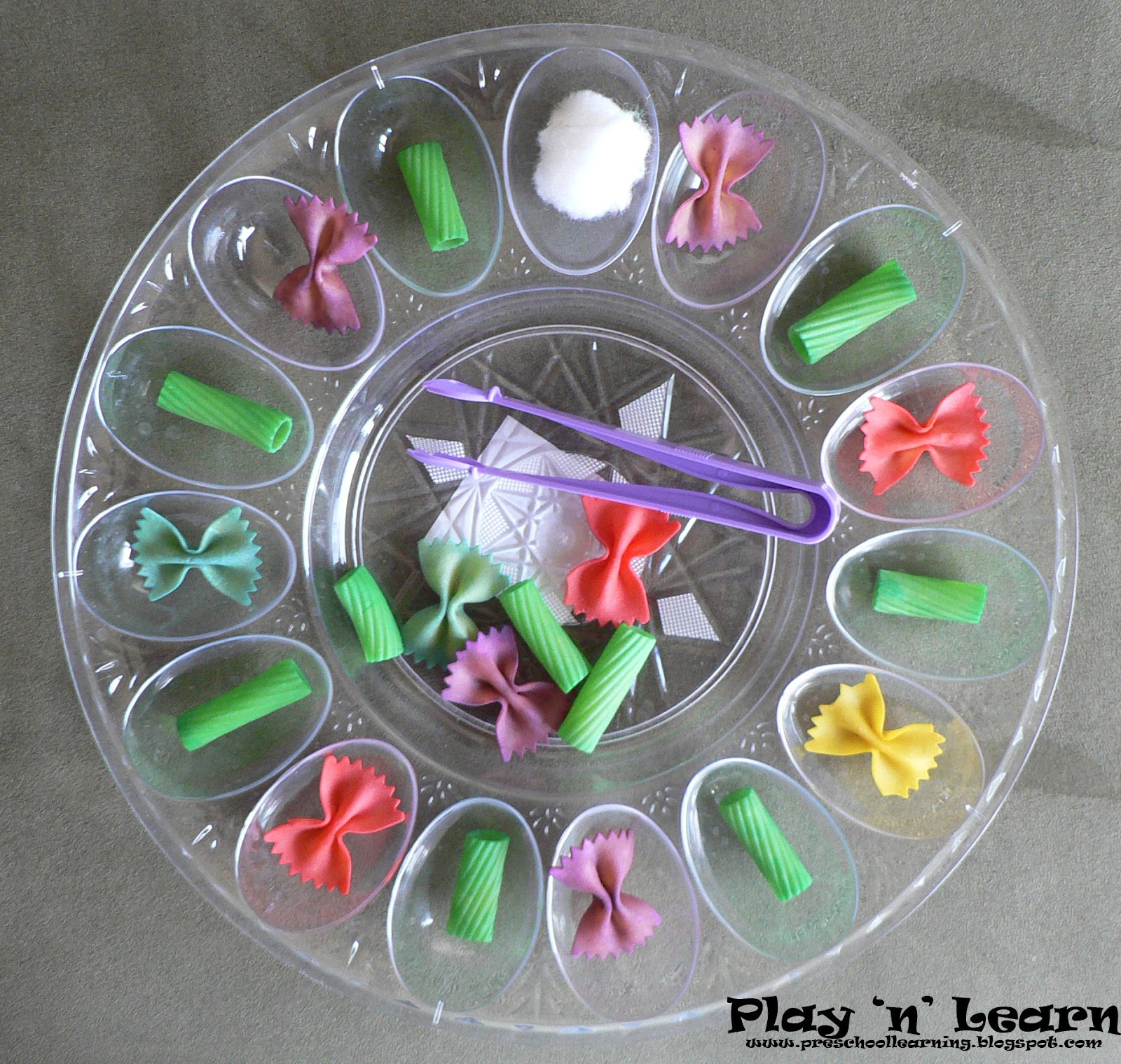Play 'n' Learn: Preschool Pasta Play