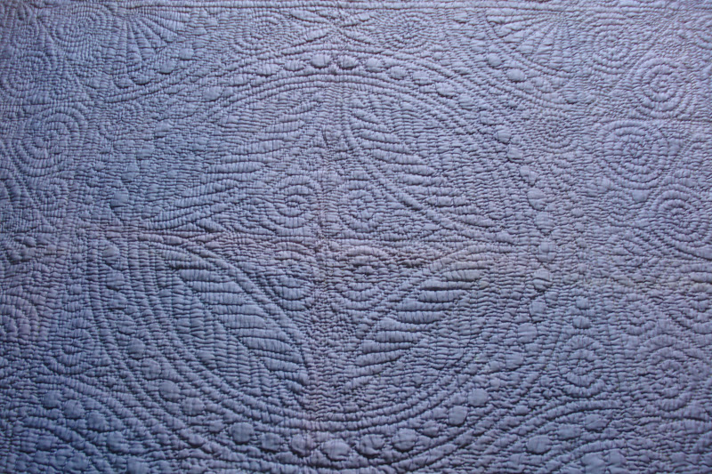 Welsh Quilts: Lilac and Cream Welsh Quilt