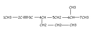 Experimentales Quimica III: NOMENCLATURA DE LOS ALQUINOS