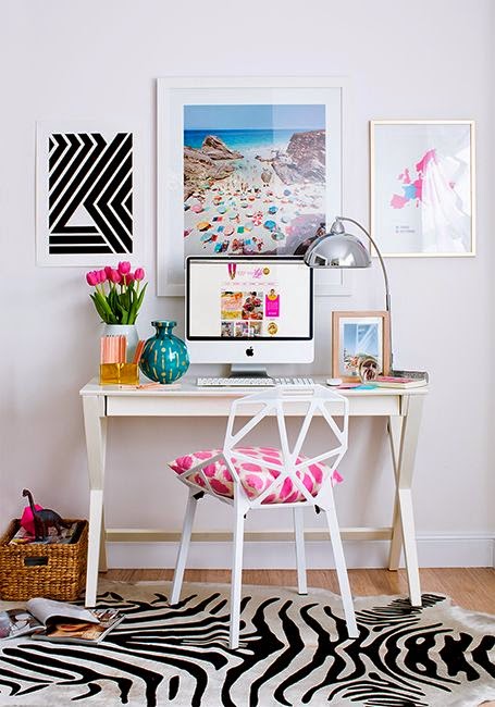 Pretty Home Offices - Emily May Designs