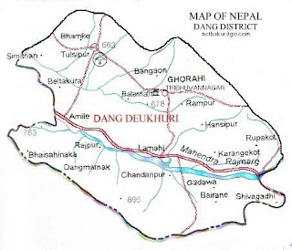 About Rapti: Map of Dang