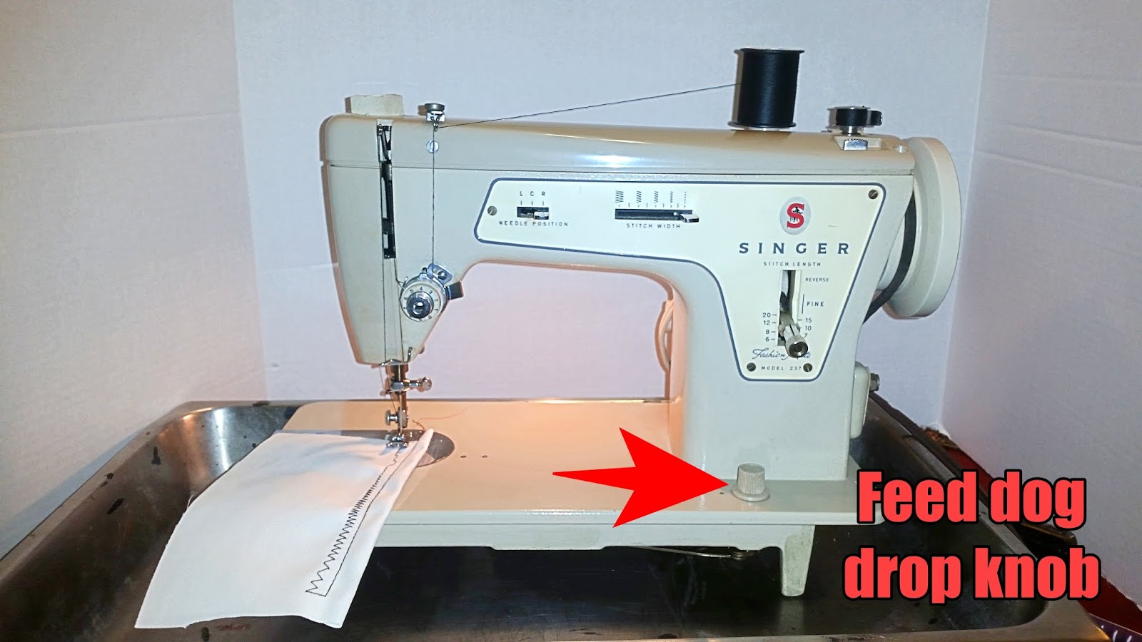 DragonPoodle Studio: A Singer 237 to treadle
