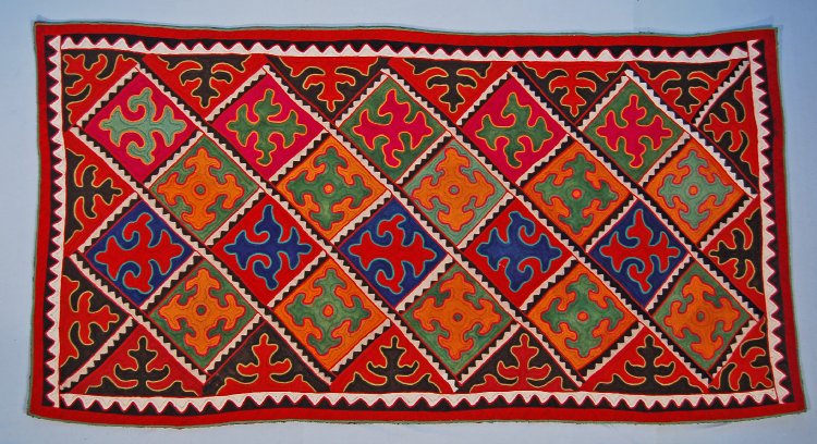 FolkCostume&Embroidery: Ala Ki’iz and Shyrdak, Felts of the Kirghiz ...