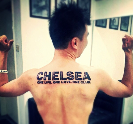 Tattoos by Chelsea fans :Chelsea FC tattoo pics Design ideas -sleeve-arm