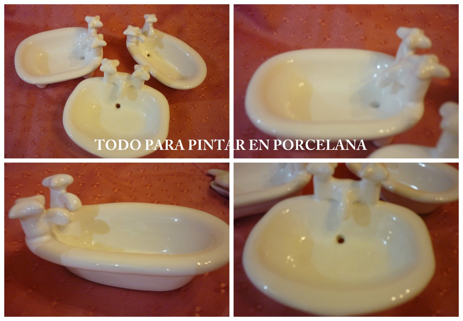 Todo para pintar en porcelana: Piezas de porcelana y cerámica blanca