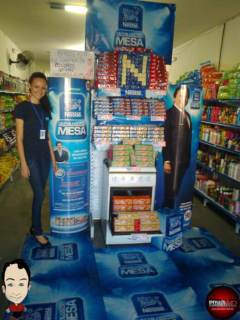 Ação de merchandising Nestlé ~ PDV Ativo