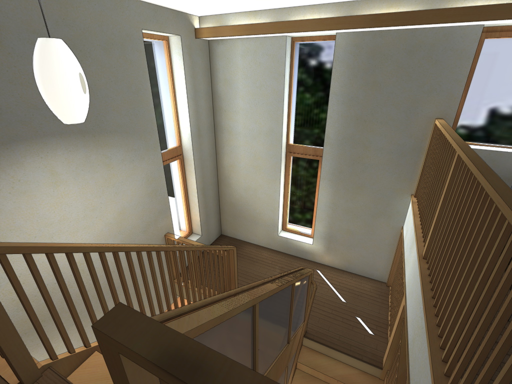 Midwestern Sustainable Design: Interior renderings