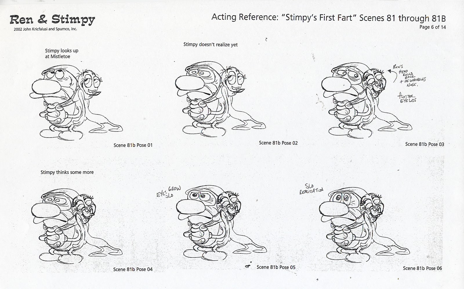 Flooby Nooby: Ren & Stimpy - Acting Reference: Stimpy’s First Fart