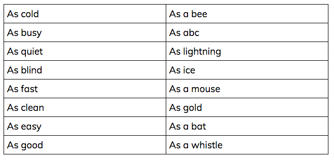 Nazella : As Fast as Lightning - Similes